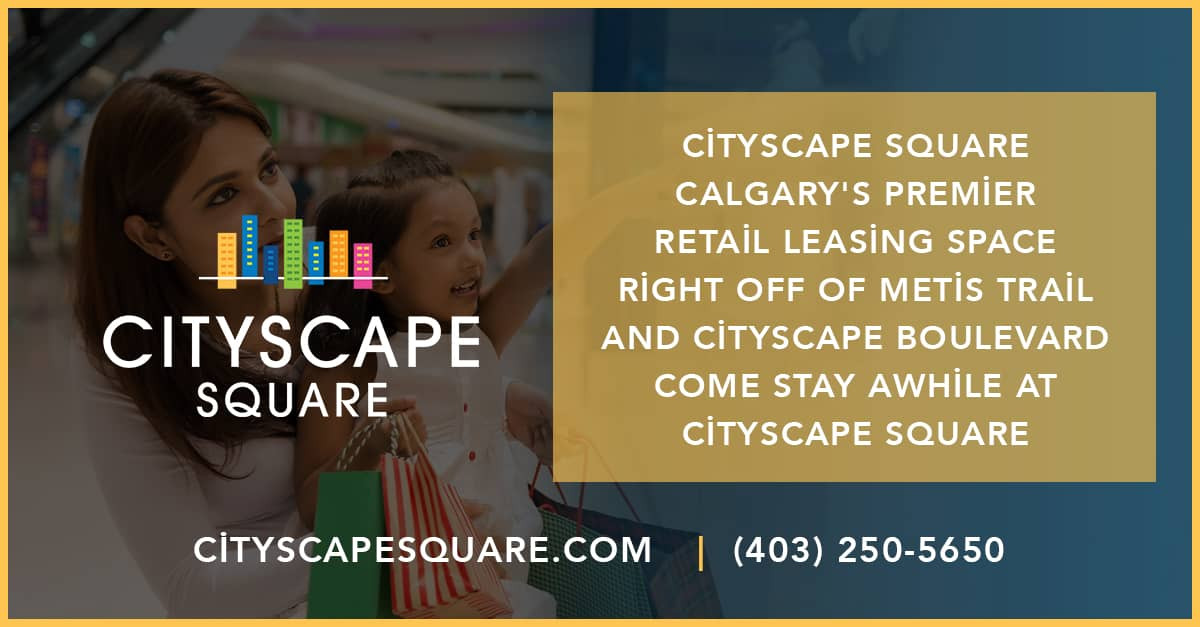 Cityscape Square NE Calgary Leasing Space For Food, Office & Medical